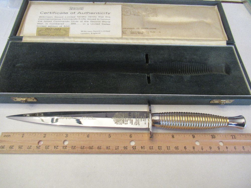 Wilkinson Sword Limited Edition Serial # 233 of 500 Commemorative ...
