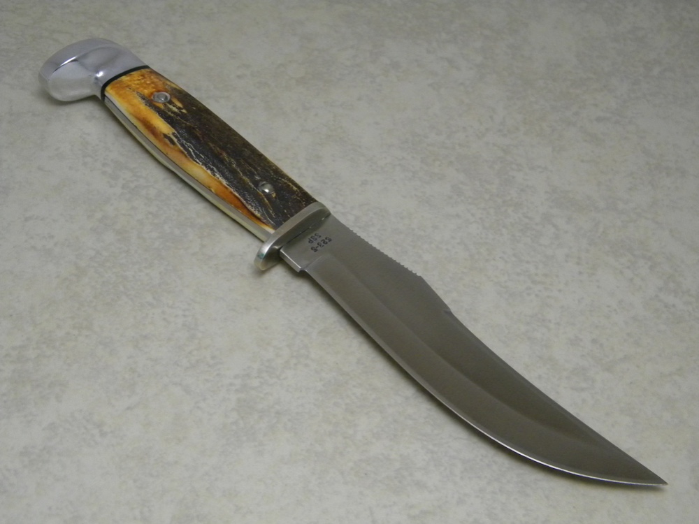 Case XX USA 1976 Stag 523-5 SSP Razor Edge Fixed Blade Sheath Knife