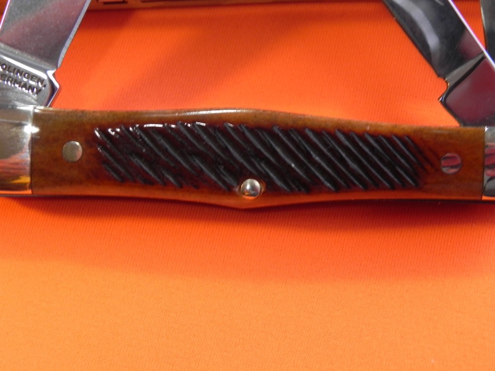 Russell (Green River Works) Whittler Pocket Knife w/ Brown Bone Handles ...