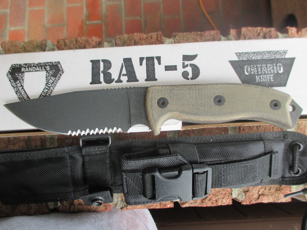 RAT 5 Fixed Blade (Randall's Adventure Training) by Ontario Knife Company