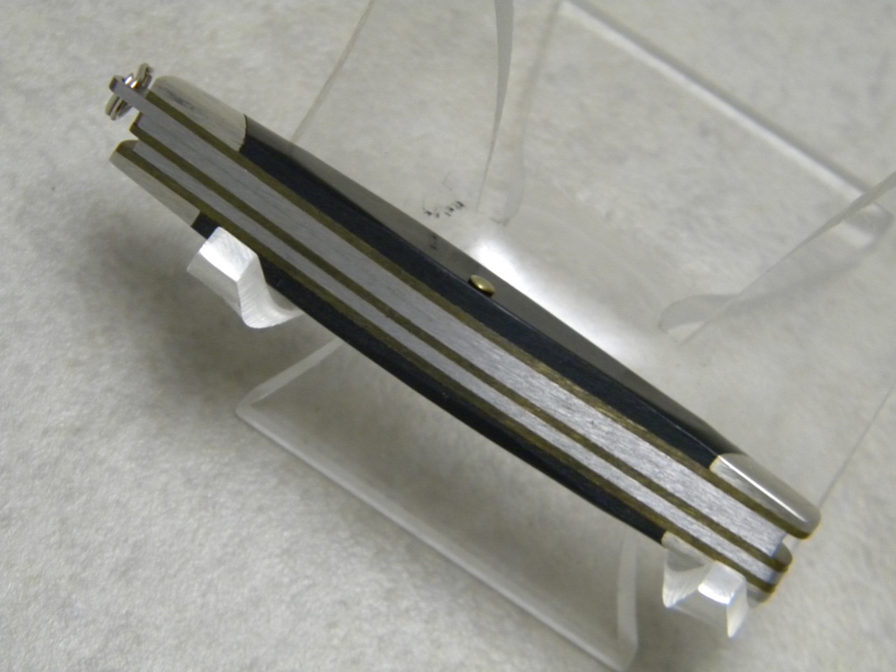 Buck 305 X USA Lancer Black Delrin 2 Blade Stockman Knife with Scissors ...