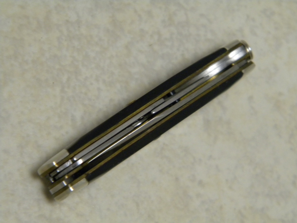 Buck 305 X USA Lancer Black Delrin 2 Blade Stockman Knife with Scissors ...