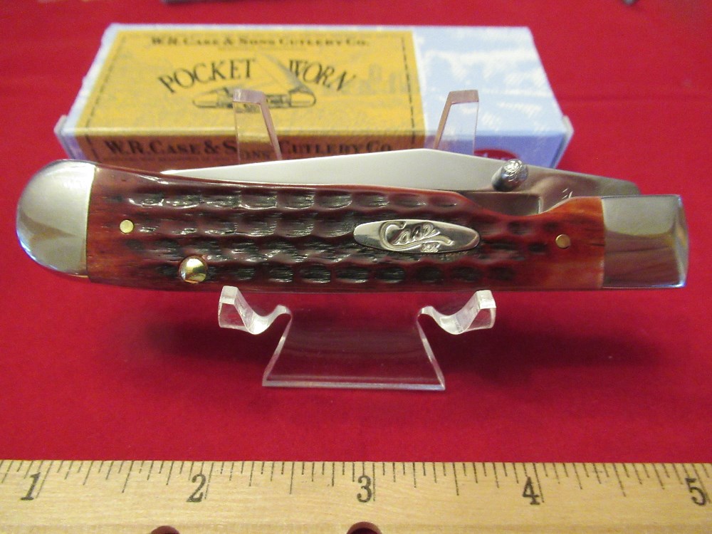 Case XX Kickstart Red Corn Cobb Jig Trapper Pattern # 6154AC SS