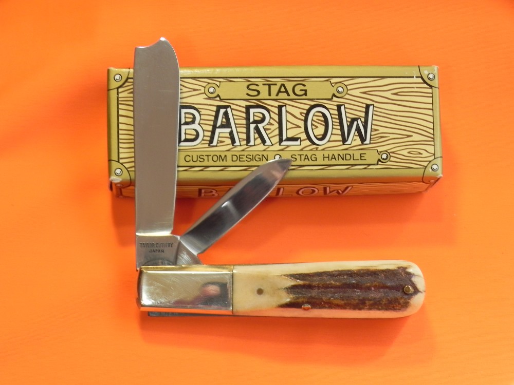 Taylor Cutlery (Custom Design) 2 Blade Barlow Pocket Knife w/ Great ...