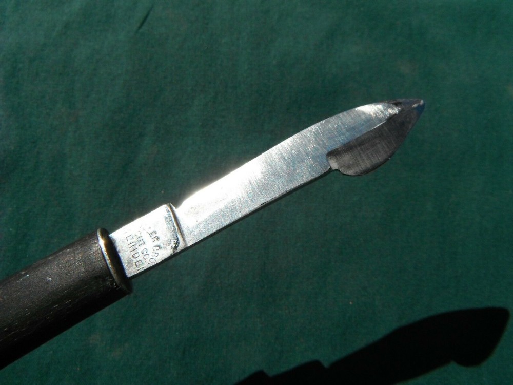 RARE Antique INK ERASER KNIFE, Made by MILLER BROTHERS Cut Co. Made in ...