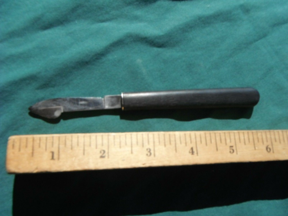 RARE Antique INK ERASER KNIFE, Made by MILLER BROTHERS Cut Co. Made in ...