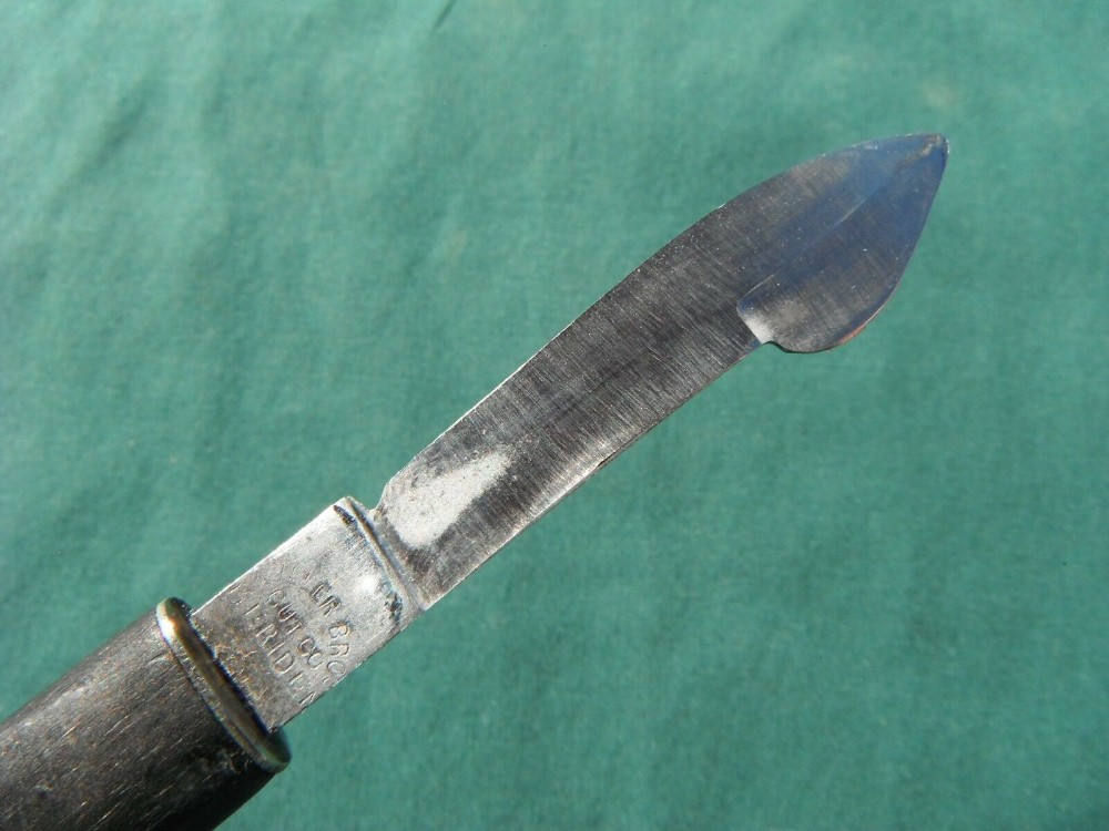 RARE Antique INK ERASER KNIFE, Made by MILLER BROTHERS Cut Co. Made in ...