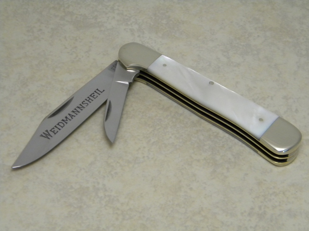Weidmannsheil Solingen Germany Pearl Locking Blade Copperhead Knife