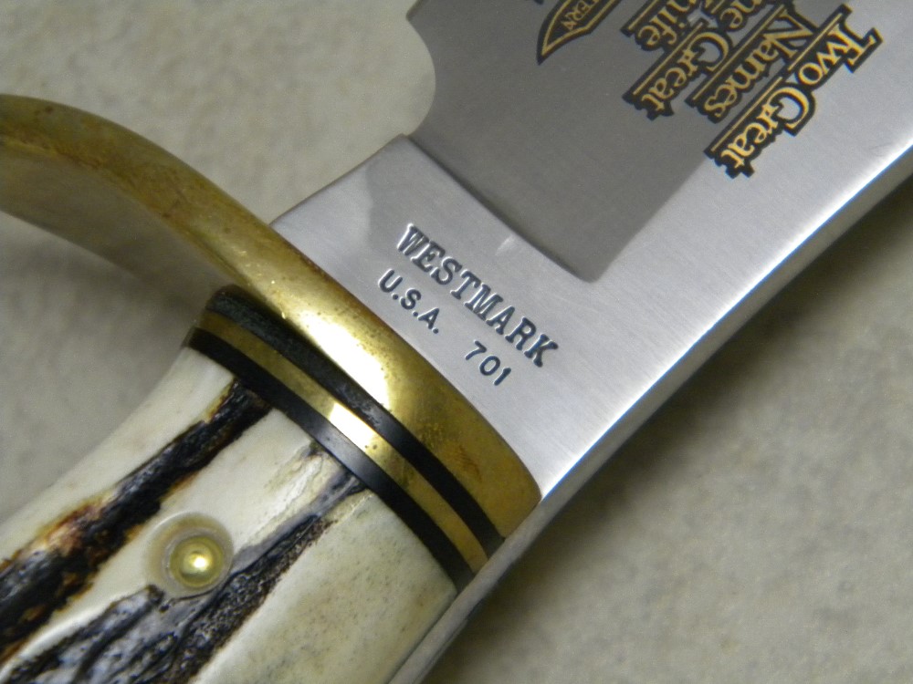 Westmark USA (Western-Coleman) 701 Stag Fixed Blade Camping/Hunting ...