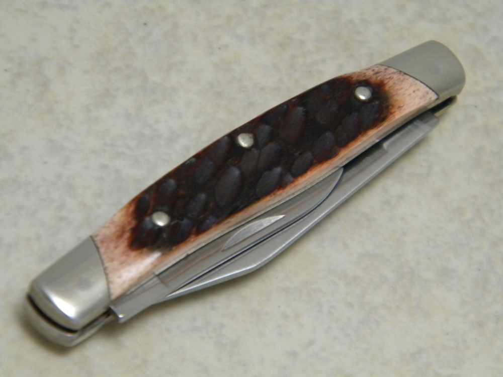 Buck 309 USA Jigged Bone Limited Edition 2 Blade Stockman Knife c.1997