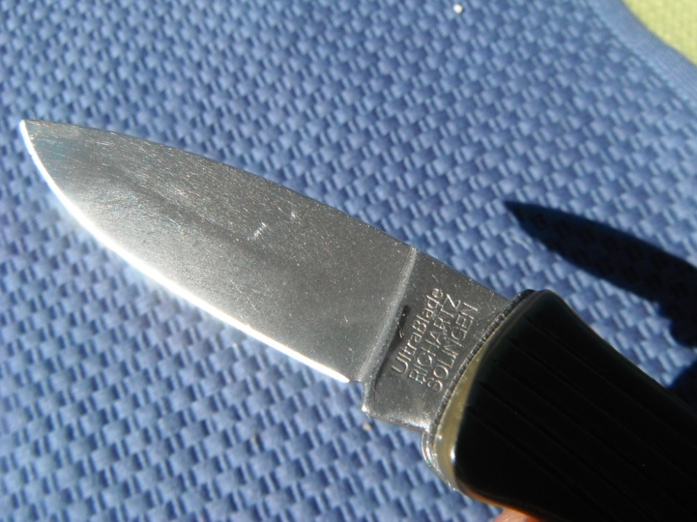 VINTAGE RICHARTZ WHALE SOLINGEN GERMANY BUCKMASTERS FOLDING HUNTER ...