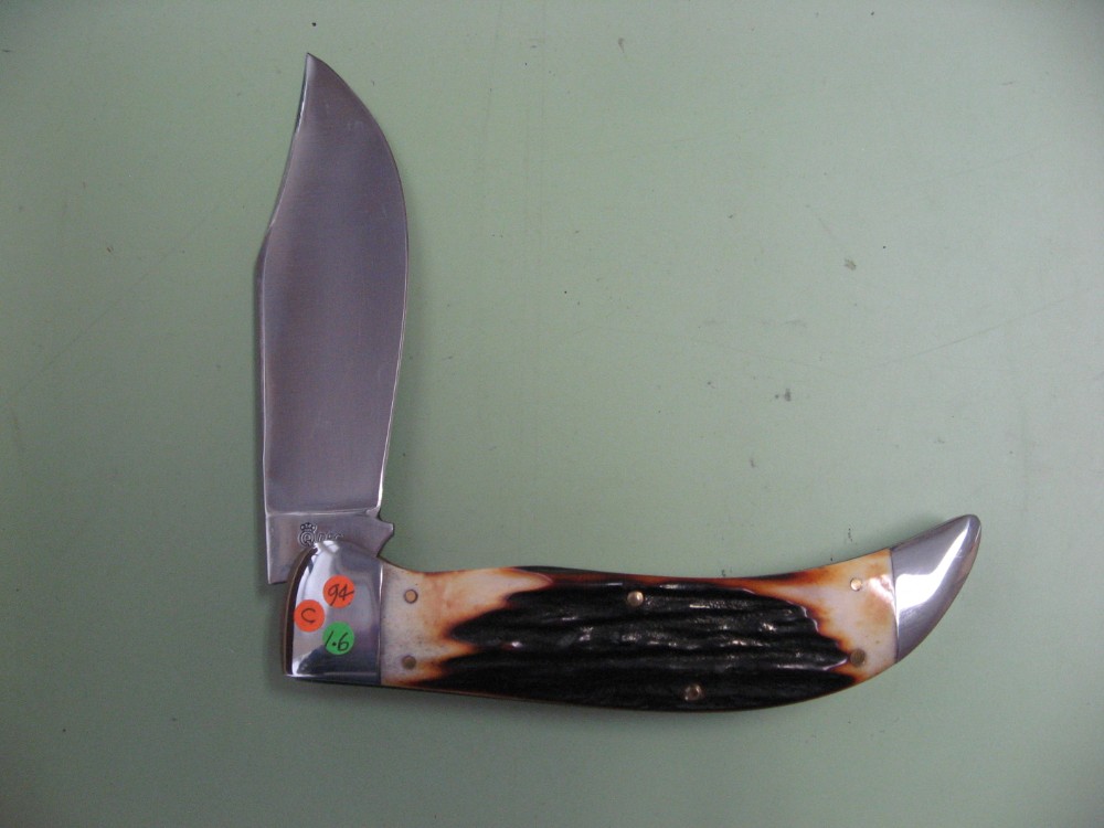 Frontier Double Eagle by Imperial Model 415 Fixed Blade Sheath Knife c ...