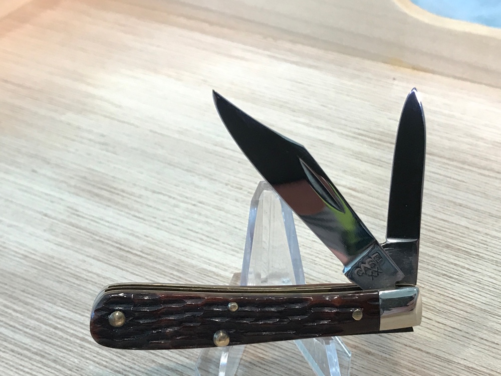 Case XX Vintage Tadpole 6229 1/2 Bone Handle Mint, FACTORY EDGE