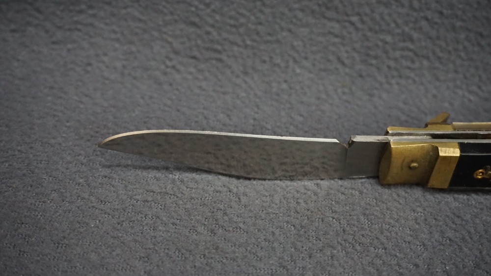 Vintage MEXICO Leverlock Switchblade Knife - Bullfighter and Golden ...