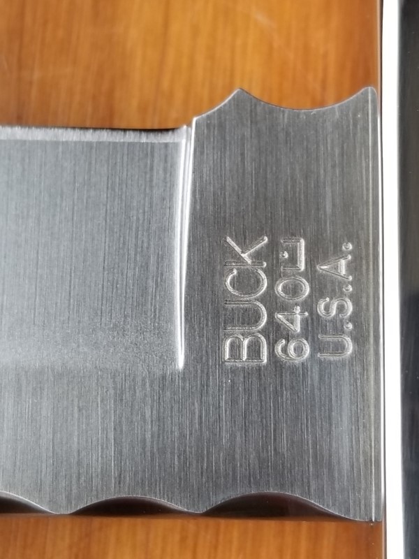 BUCK 640 XL Bowie (from Bucks custom shop)