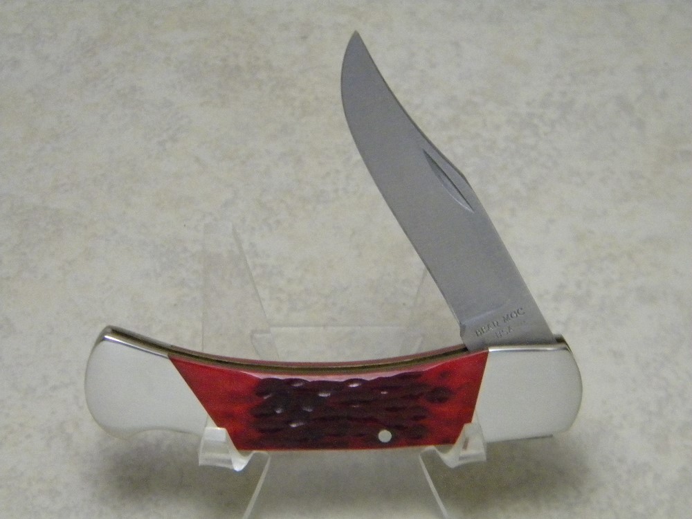 Bear MGC USA Red Bone Lockback Knife