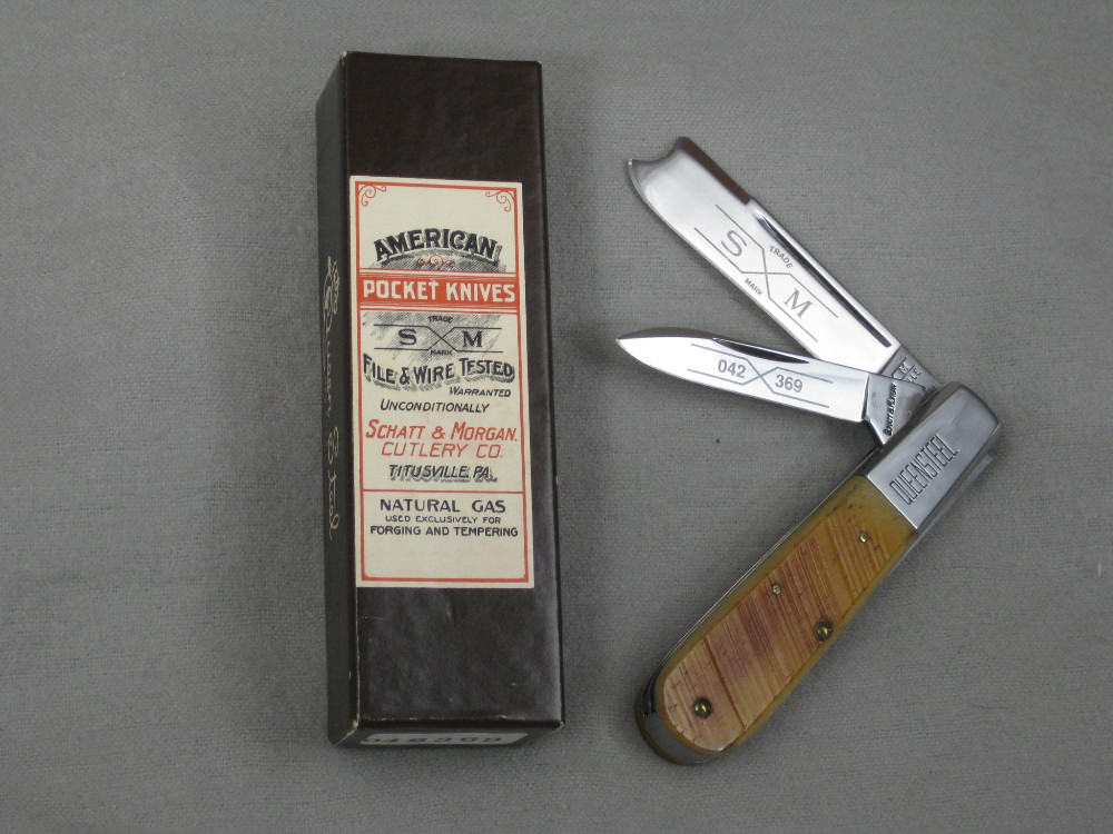 SCHATT & MORGAN QUEEN-KEYSTONE SERIES 042369 ONE ARM RAZOR BARLOW 1991 ...