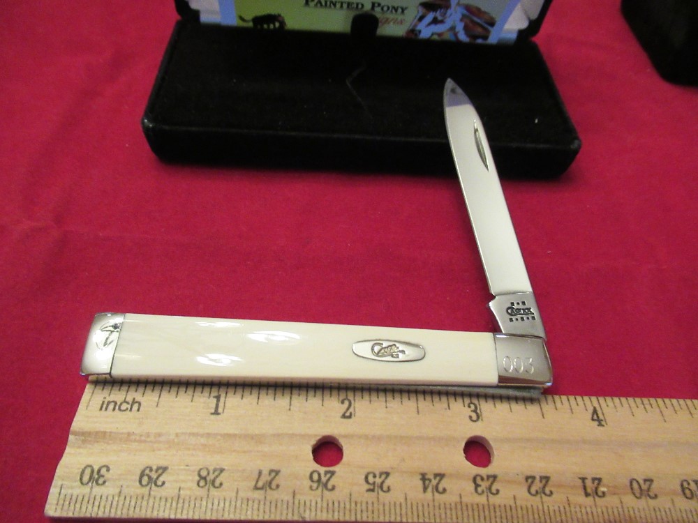 Case XX 2002 Custom Ivory Doctors Knife By Michael Prater Painted Pony ...
