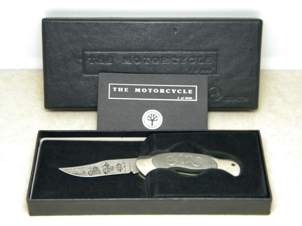 Boker Solingen Germany Stainless 1993 LTD. The Motorcycle Lockback ...