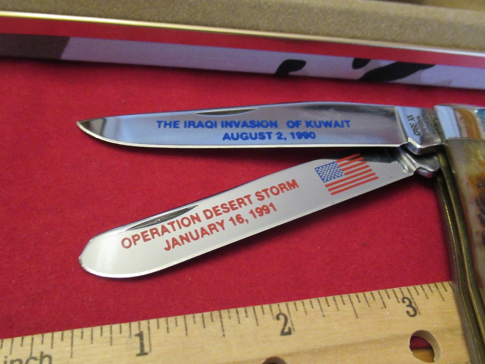 Case XX Trapper Pattern # 6254 Commemorative Victory in The Gulf 1991