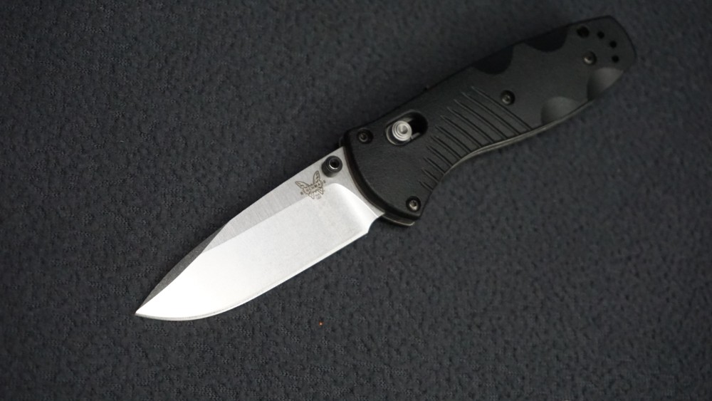 + BENCHMADE USA 585 MINI BARRAGE OSBORNE DESIGN AXIS-ASSIST SATIN BLADE ...