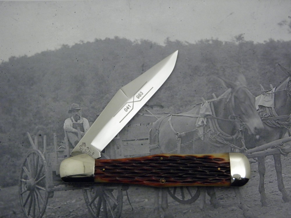 Schatt & Morgan, Keystone Series I, Peach Seed Bone Jumbo Folding ...