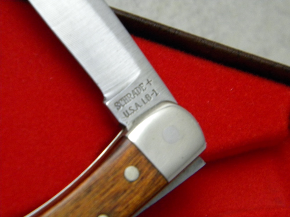 Schrade + USA LB-1 Wood Cub Lockback Knife in Box