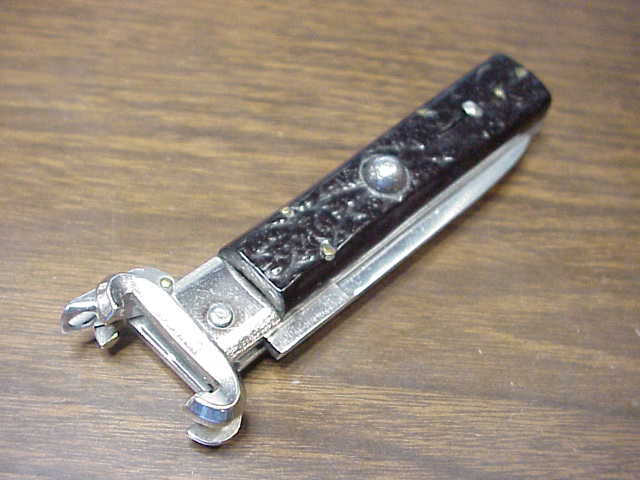 Italian MASERIN & DENARDO MANIAGO Shell Puller Switchblade INOX