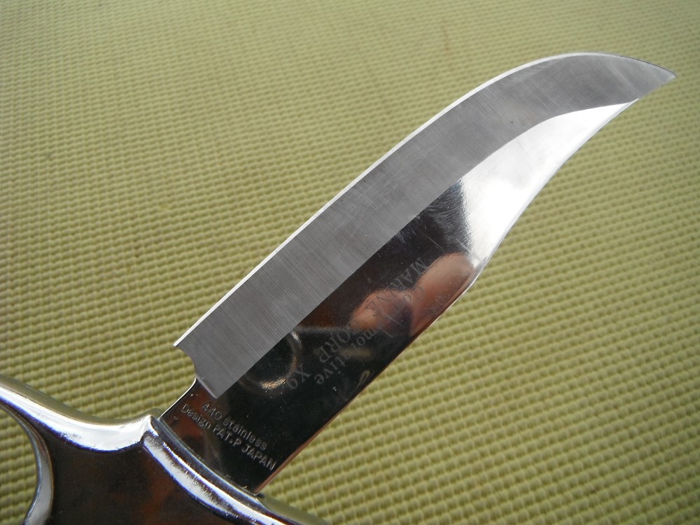 Saburo - Japan fixed blade fighting knife with finger guard handmade by ...