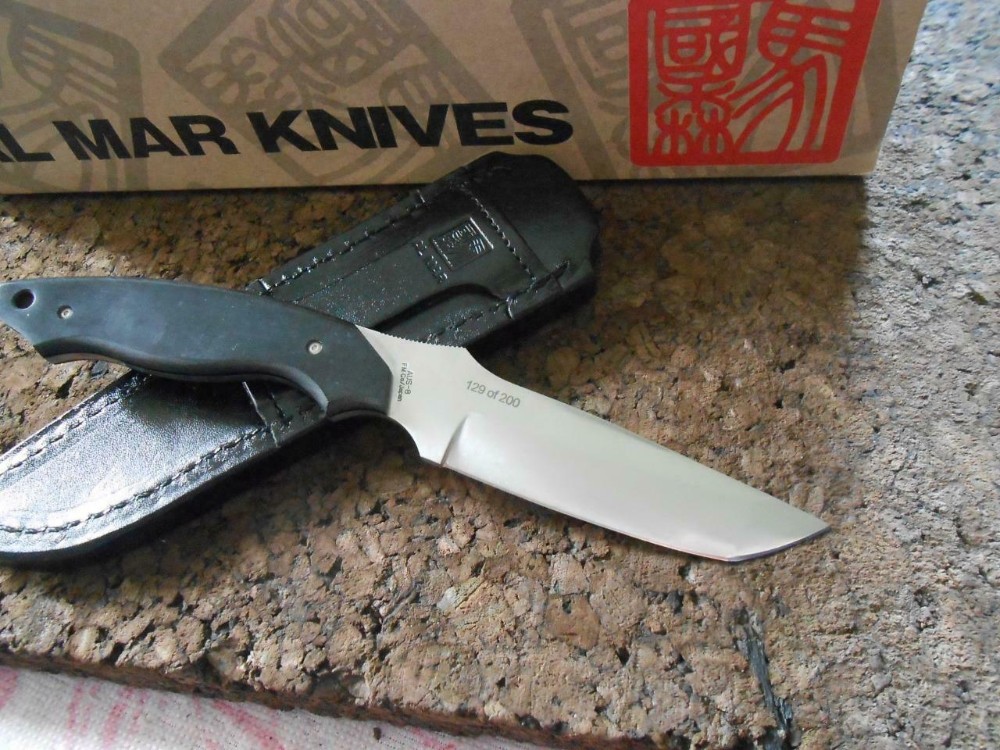 Mint AL-MAR Backup Model 1, 129 of 200 Fixed Blade Knife, with box