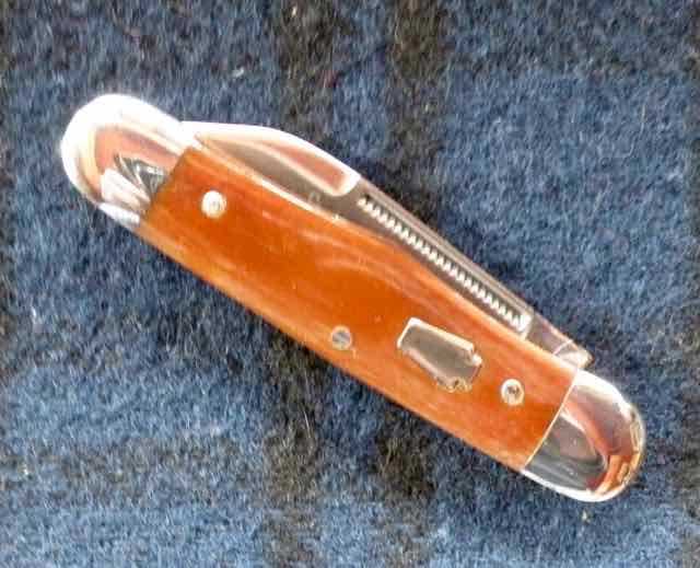 Schatt & Morgan #63 Rail Splitter in Amber Bone Scales w/Spear ...