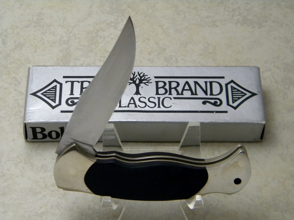 Boker Solingen Germany Stainless Tree Brand Classic Black 2003 Lockback ...