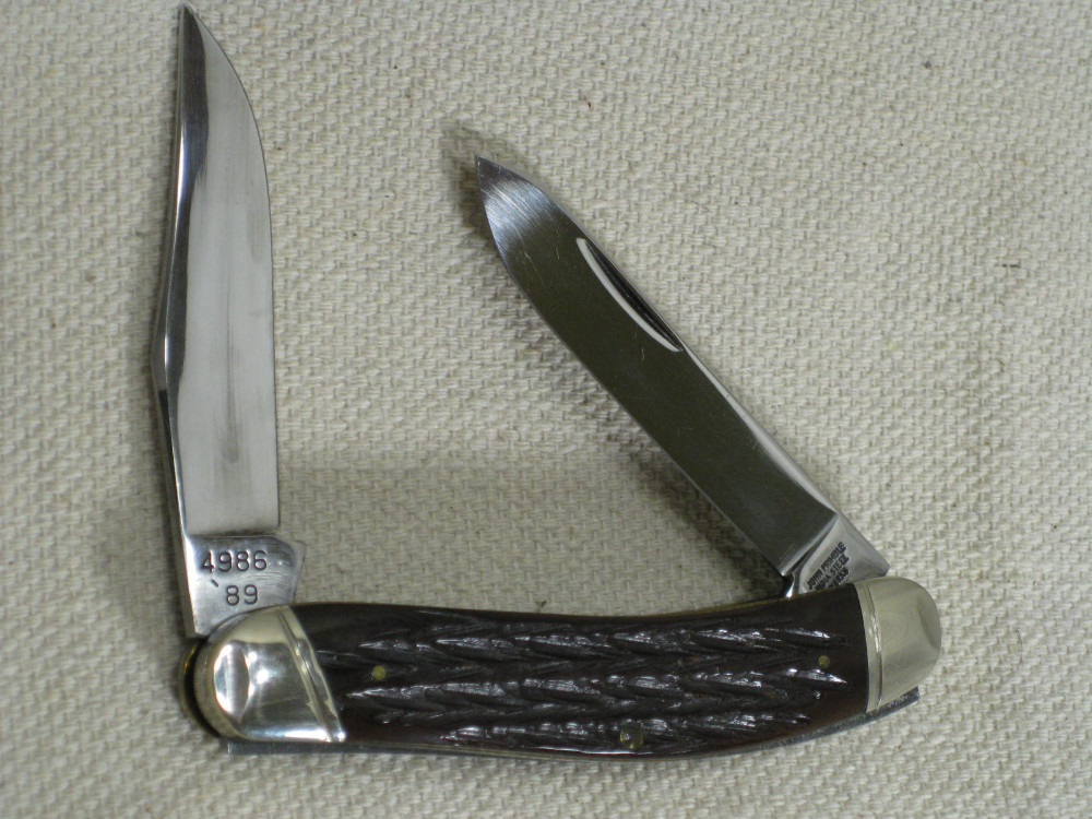 JOHN PRIMBLE 4986 INDIA STEEL WORKS 1989 PERFECT TEXAS JACK KNIFE ...