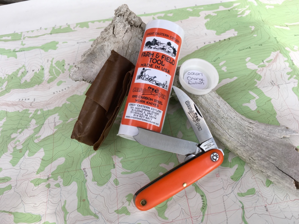 Calf Pen Great Eastern Cutlery Farm & Field 350217L Orange Delrin NEW