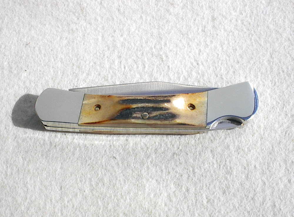 RARE 1989 CASE XX USA GENUINE STAG 51139L LARGE 5" LOCKBACK KNIFE - W ...