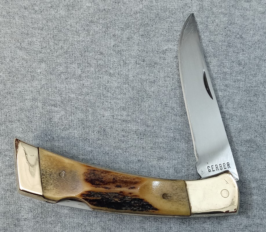 Gerber Folding Sportsman II with Stag Handles