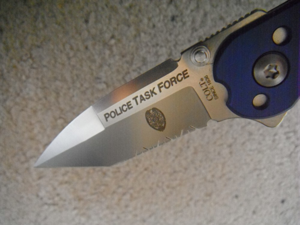 NOS/NIB Rare Colt POLICE TASK FORCE Liner-lock tactical Knife. GERMAN MADE!