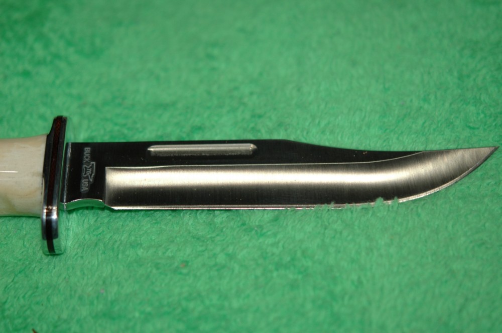 Buck Special Edition Fixed Blade Model 117 with Bone Handle - Includes ...