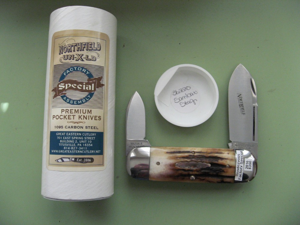 GREAT EASTERN 362210 SUNFISH WITH SAMBAR STAG SCALES