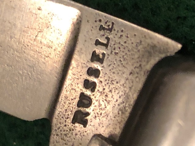 Russell Barlow Straight line mark Spear Point - Blade very full