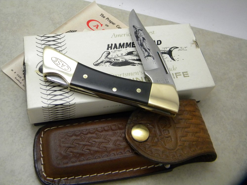 Case XX Stainless USA 2 Dot (1978) Wood P159 LSSP Hammerhead Lockback ...