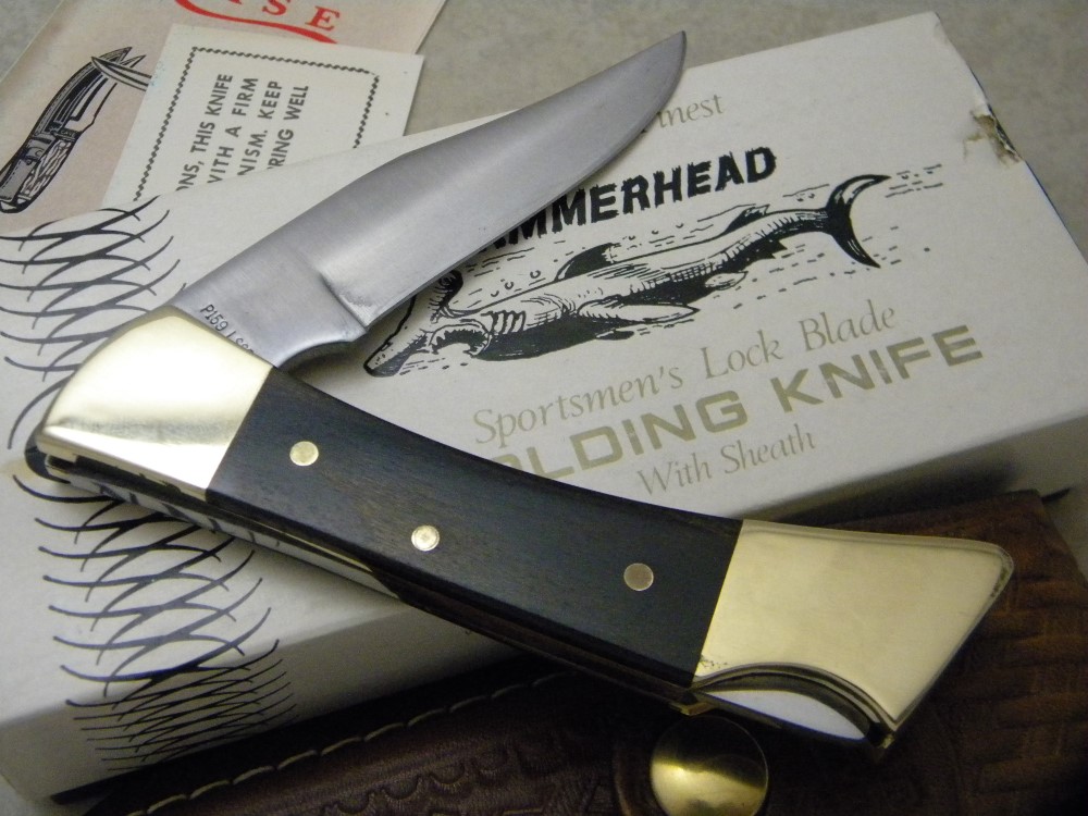 Case XX Stainless USA 2 Dot (1978) Wood P159 LSSP Hammerhead Lockback ...