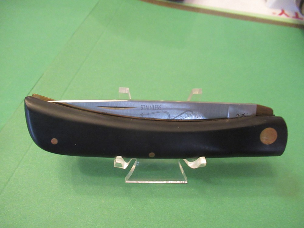 Case XX 1970 Black Delrin Liner Lock Sod Buster Pattern # 2138 LSS