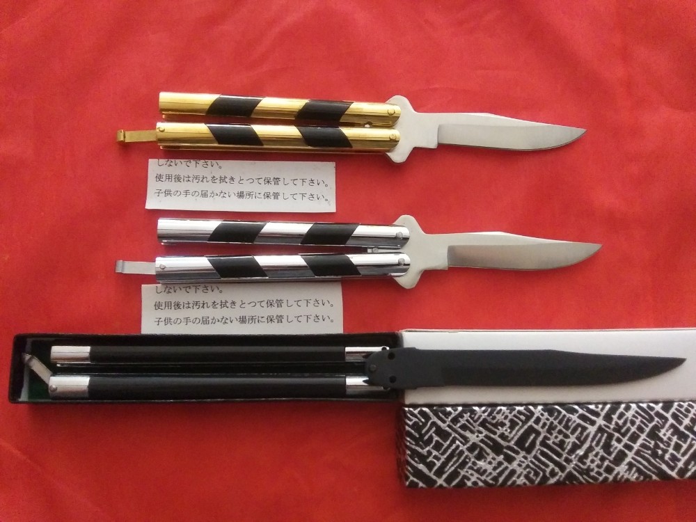 Vintage Butterfly Knife/Balisong 3 Knife Collection; Made in Japan