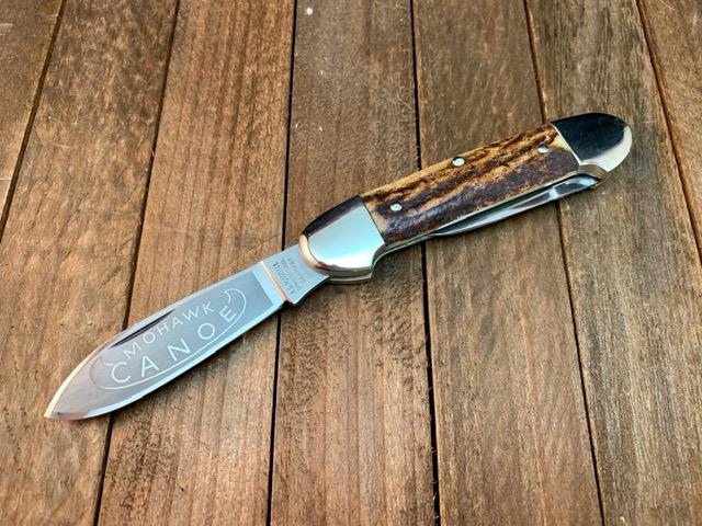 A.G. Russell Mohawk Stag Canoe Made in Solingen Germany 1969