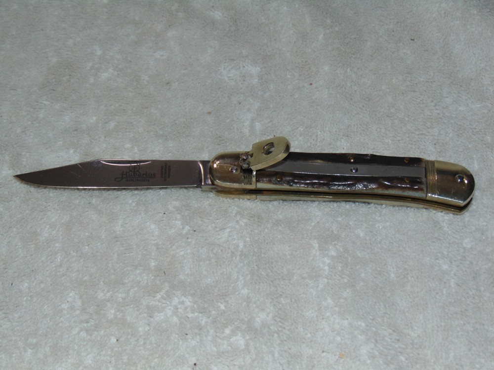 Vintage HUBERTUS SOLINGEN GERMANY SWITCHBLADE, MINT TO NEAR MINT ...