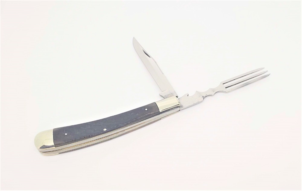 Rare Antique Vintage Case Tested XX 6251 Rogers Bone Knife Fork Combo