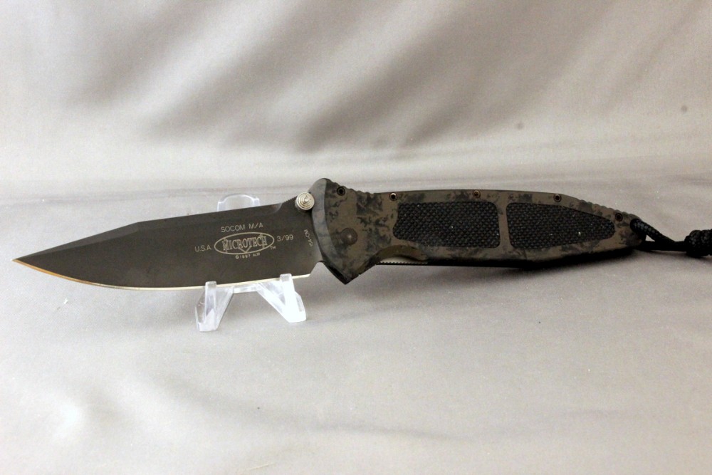 MICROTECH SOCOM M/A 3/99, 154-CM, Single Blade Liner Lock Knife ...