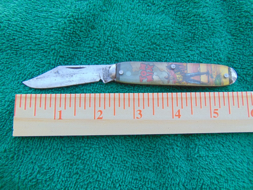 Vintage TOM MIX Novelty Knife Pocket Knife