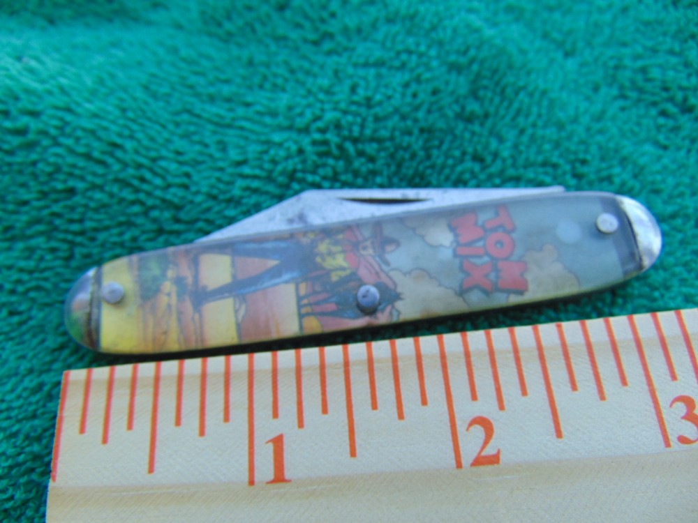 Vintage TOM MIX Novelty Knife Pocket Knife